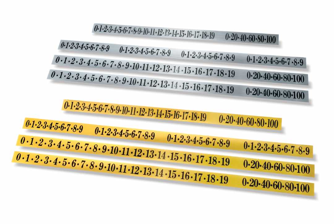 Marking Board Number Strips | Drinkwaters